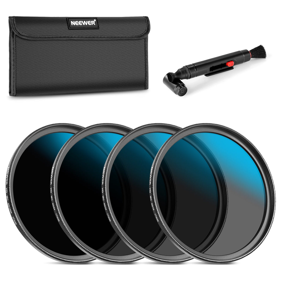 NEEWER ND Lens Filter Set (ND16/ND32/ND64/ND1000) - NEEWER