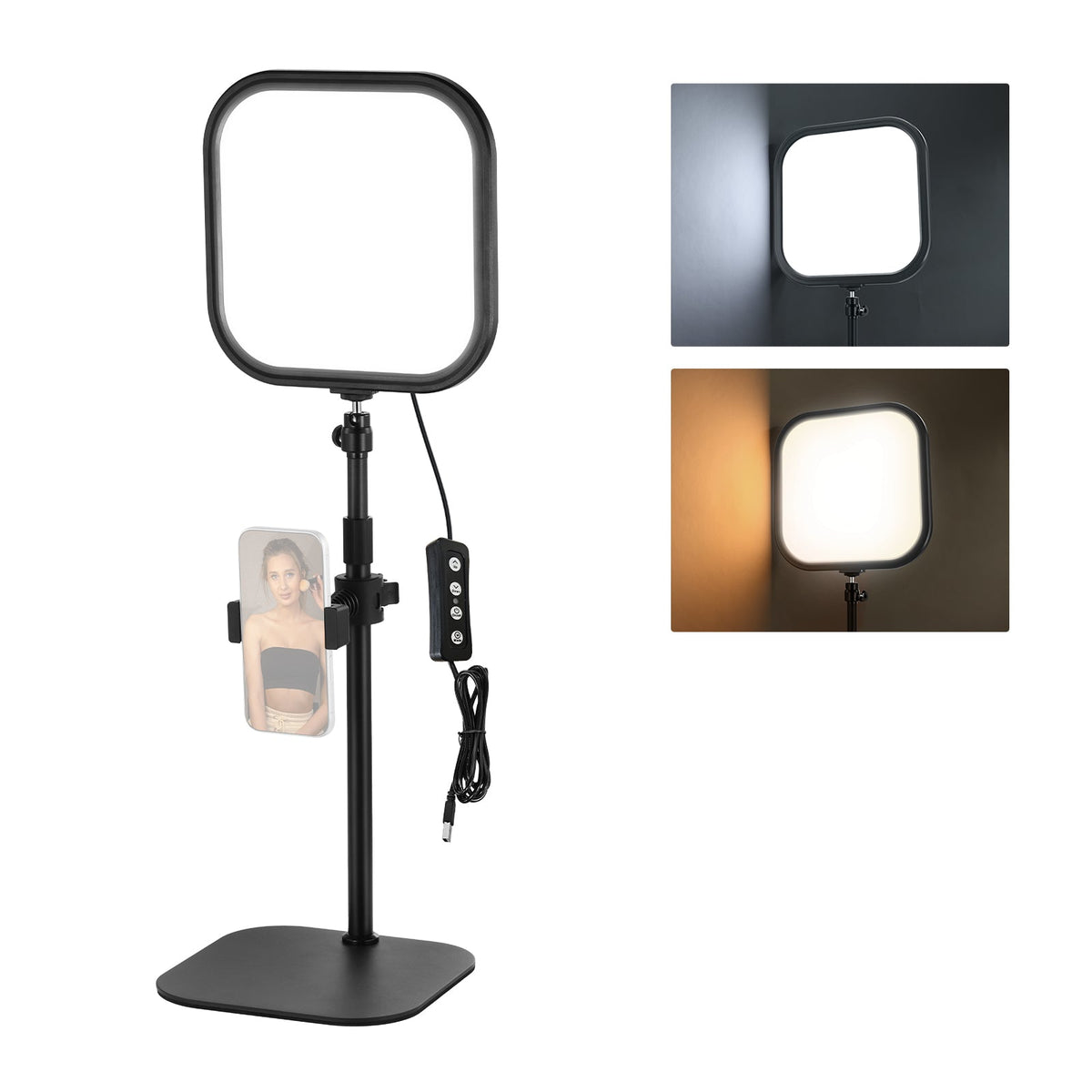 NEEWER L220 15W 10.8" Bi Color Video Conference Light