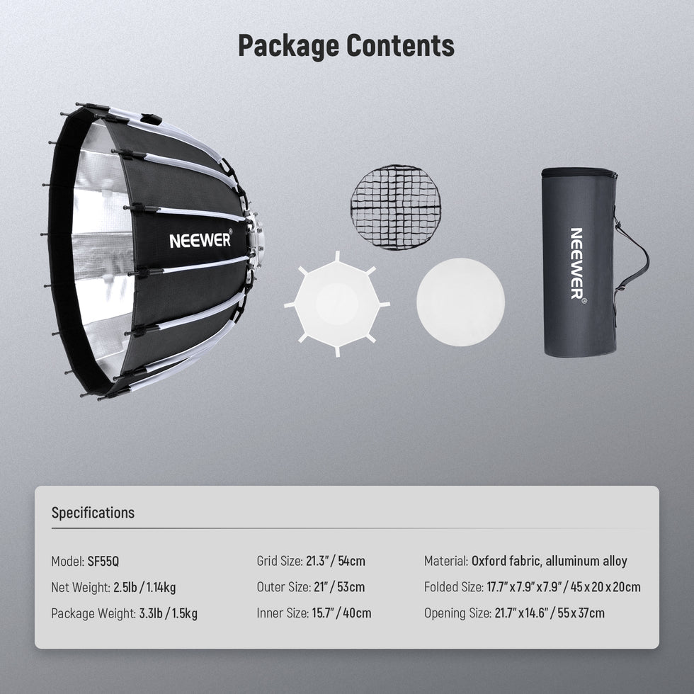 Softbox Light | Portable & Quick Set-Up - NEEWER UK