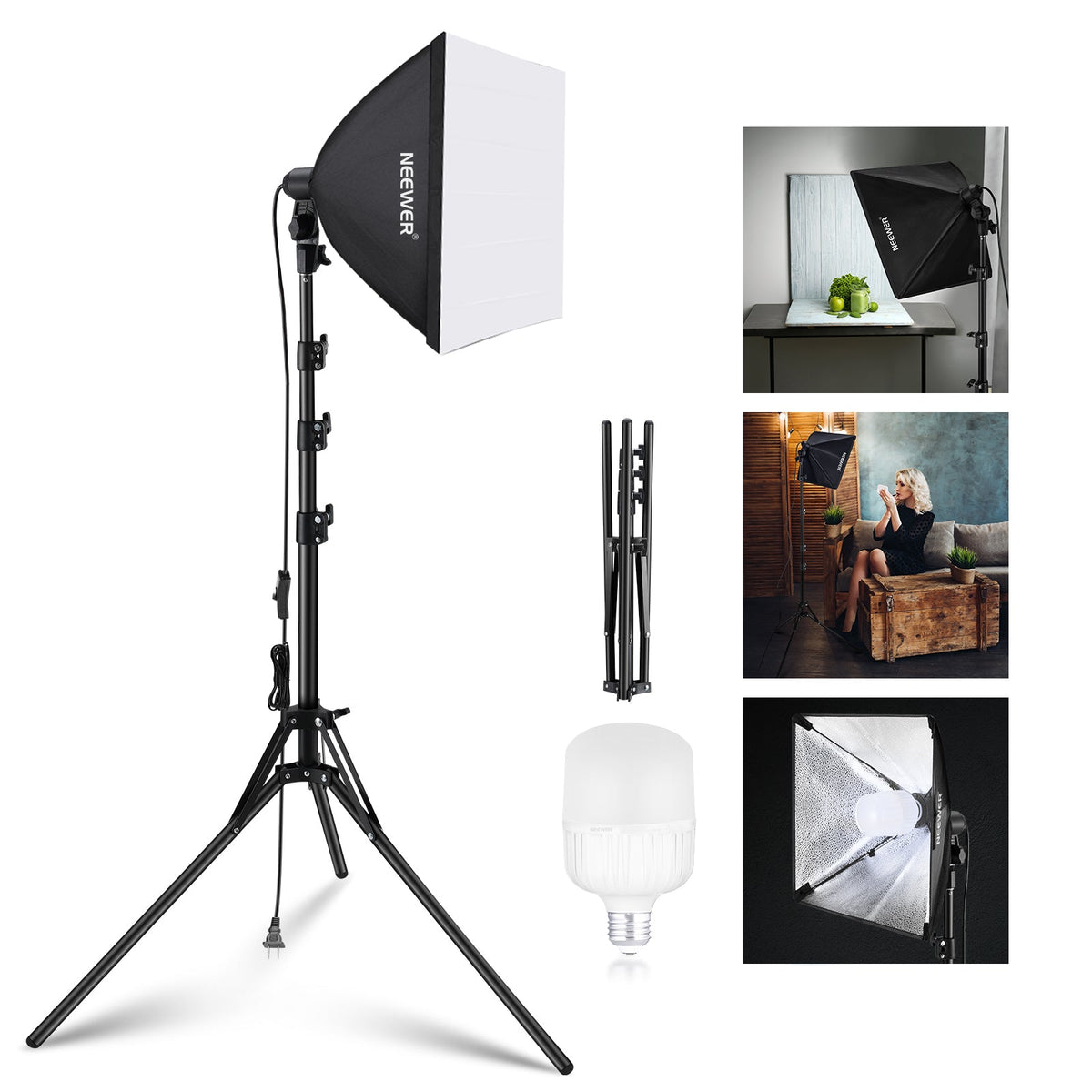 NEEWER SF40 16x16in/40x40cm Softbox Lighting Kit - NEEWER – NEEWER.UK