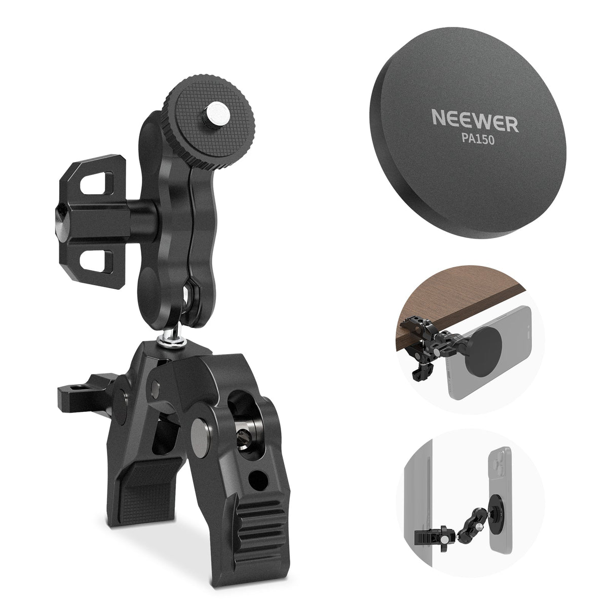 NEEWER PA150 Magnetic Phone Mount with Super Clamp – NEEWER.UK