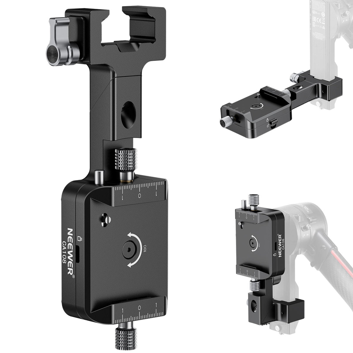 NEEWER CA108 Vertical Camera Mount for Ronin RS 4 RS 3 RS3 Pro RS 2 ...