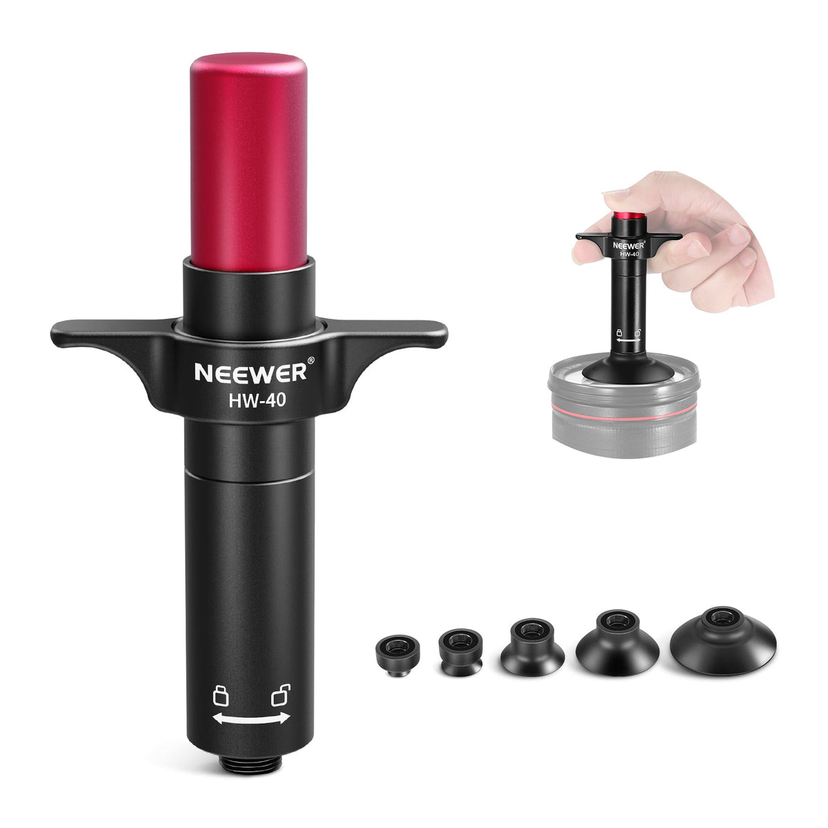 NEEWER HW-40 6 in 1 Lens Sucker Kit - NEEWER