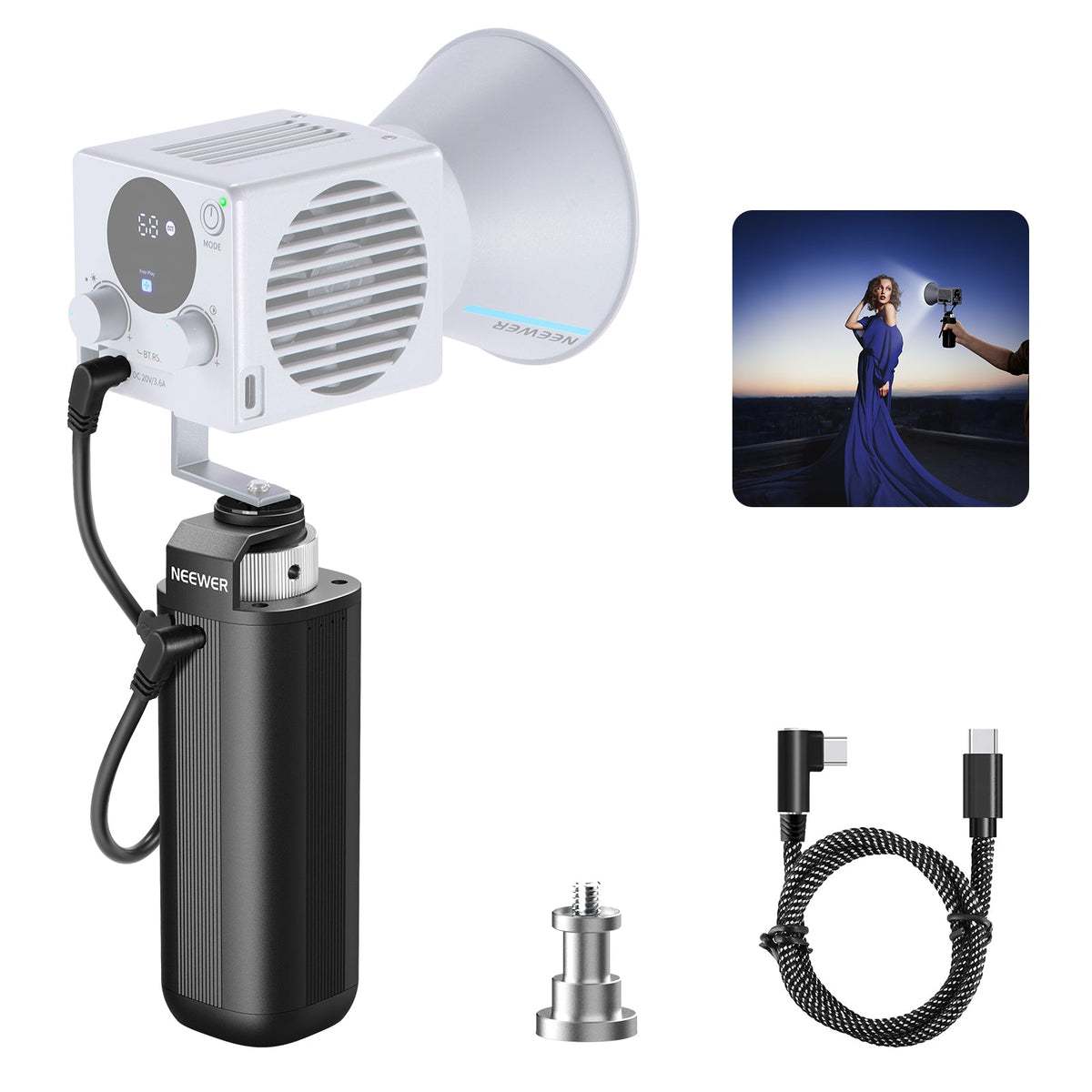 NEEWER PH74E Battery Grip Power for Portable Light - NEEWER – NEEWER.UK