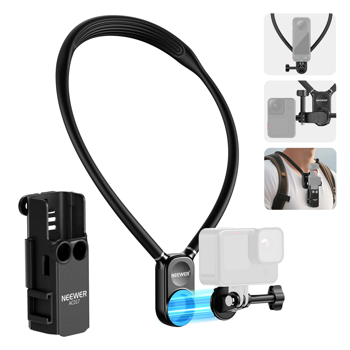 NEEWER GP39 Magnetic Action Camera Neck Mount Kit – NEEWER.UK