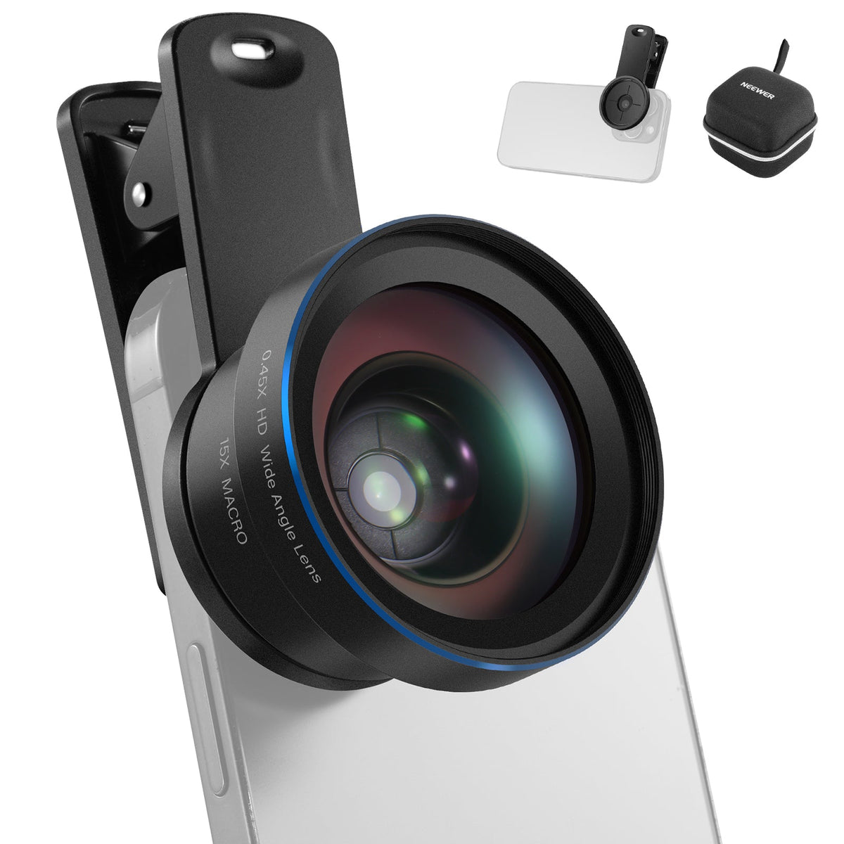 NEEWER LS-67 2 In 1 Wide Angle + Macro Phone Lens Kit – NEEWER.UK