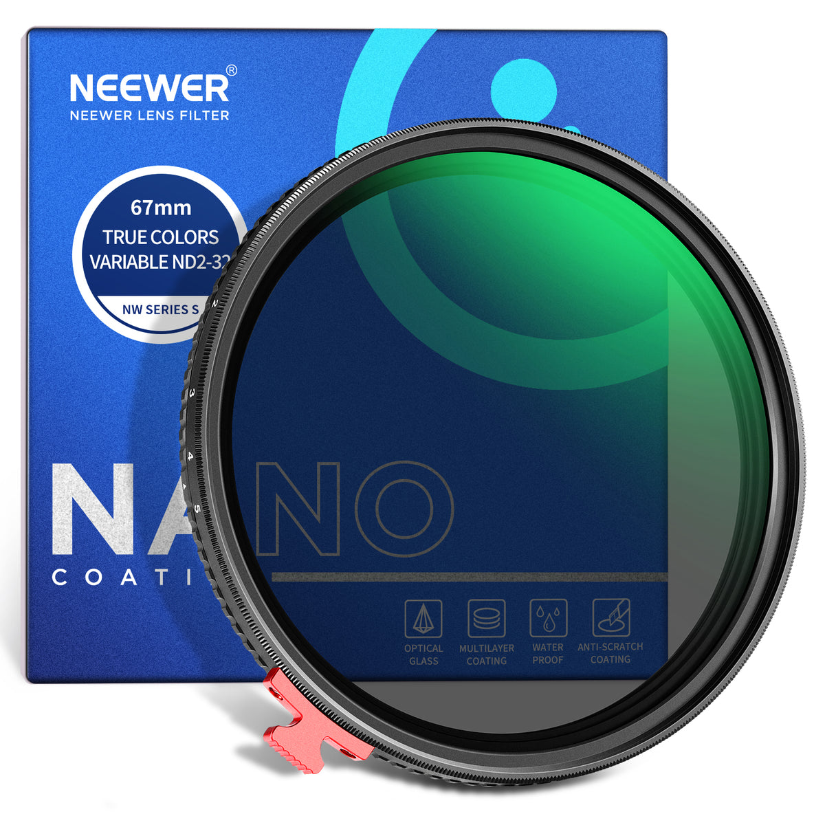 NEEWER True Color Variable ND Filter ND2-32 (1-5 Stops) - NEEWER ...