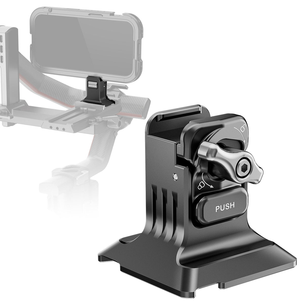 NEEWER PA124 Quick Release Phone Tripod Mount with Arca Type Base ...