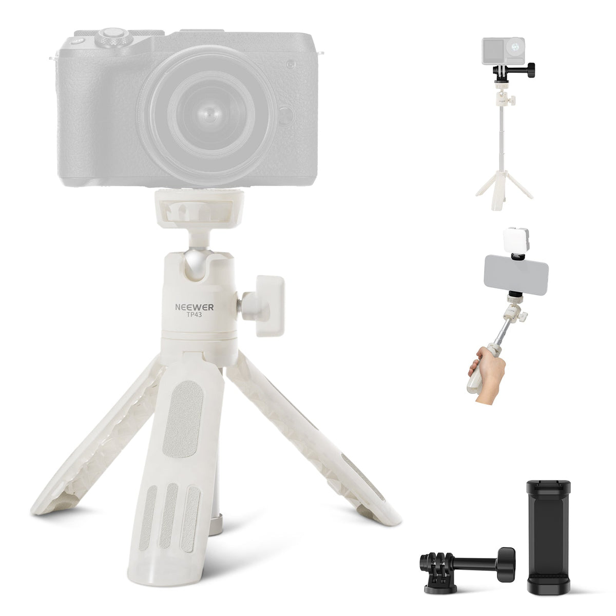 NEEWER TP43 Mini Desktop Tripod | Selfie Stick – NEEWER.UK
