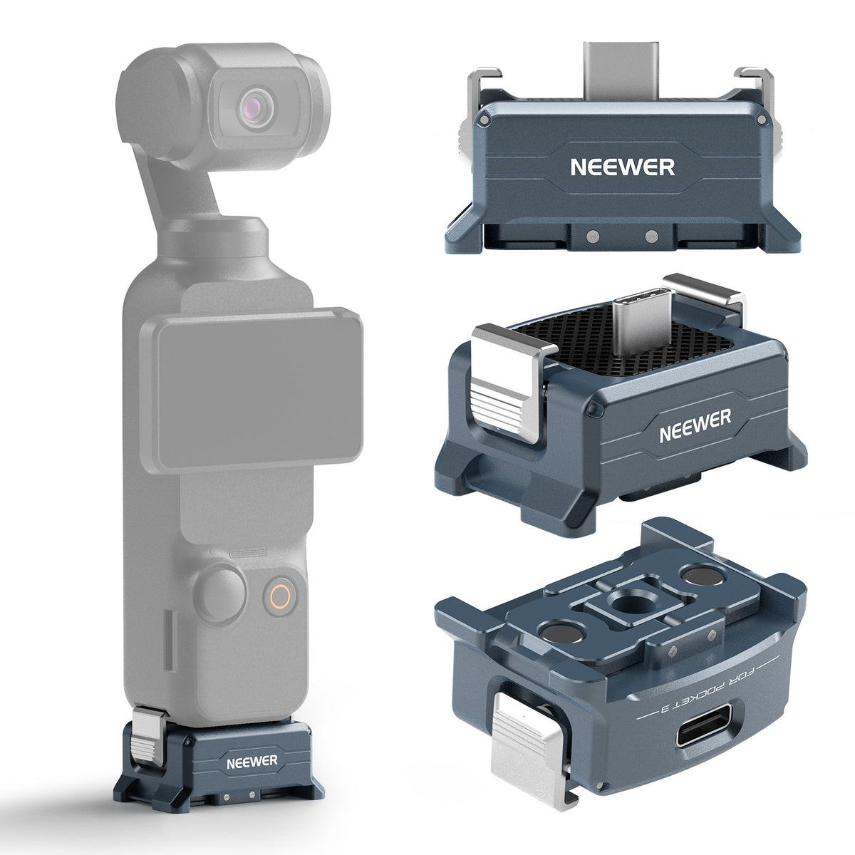NEEWER AC018 Charging Adapter Base For DJI Osmo Pocket 3 – NEEWER.UK