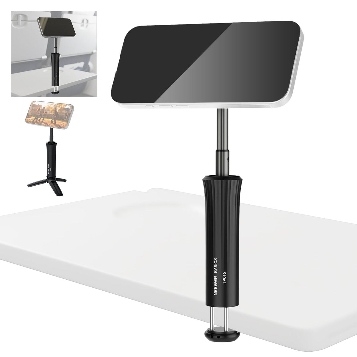 NEEWER TP016 Airplane Phone Holder with Mini Tripod Kit – NEEWER.UK