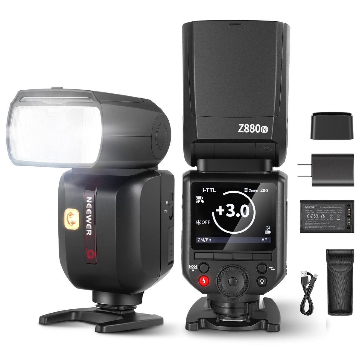 NEEWER Z880 2.4G TTL HSS Camera Flash Speedlite For Canon/Nikon/Sony ...