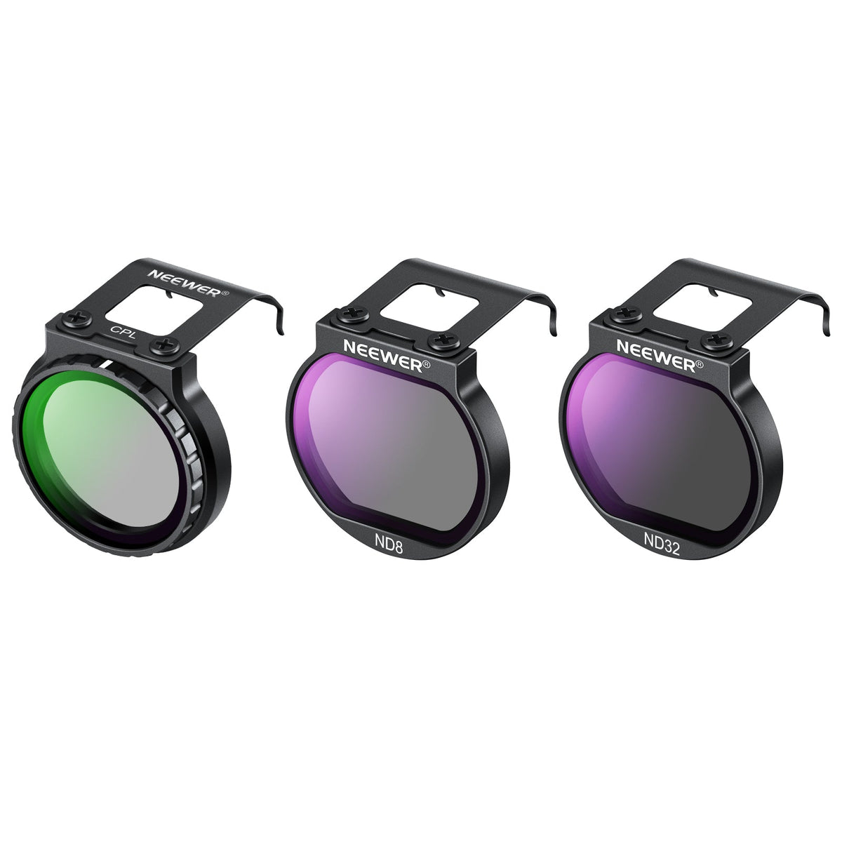 FL-N27 3-Pack CPL/ND8/ND32 Filter Set for DJI NEO - NEEWER – NEEWER.UK