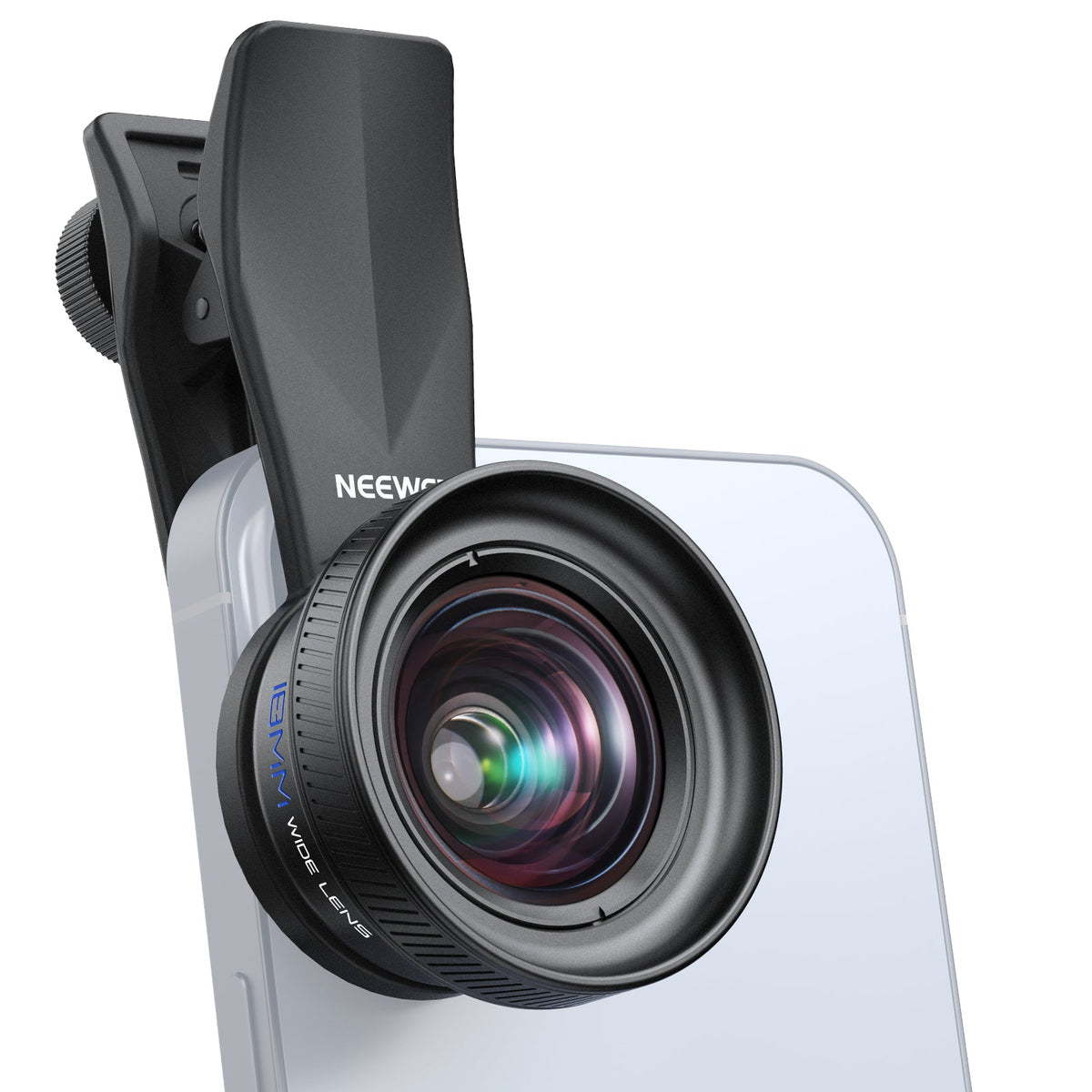 NEEWER LS-72 100° FOV 18mm Wide Angle Phone Lens with Clip