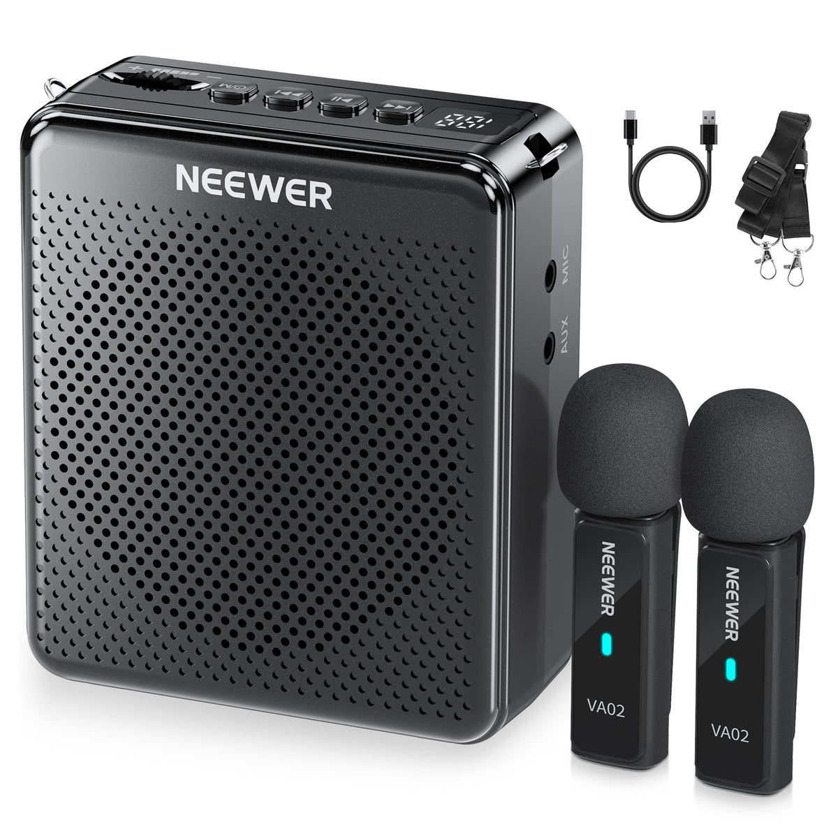 NEEWER VA02 Voice Amplifier with Wireless Microphone – NEEWER.UK