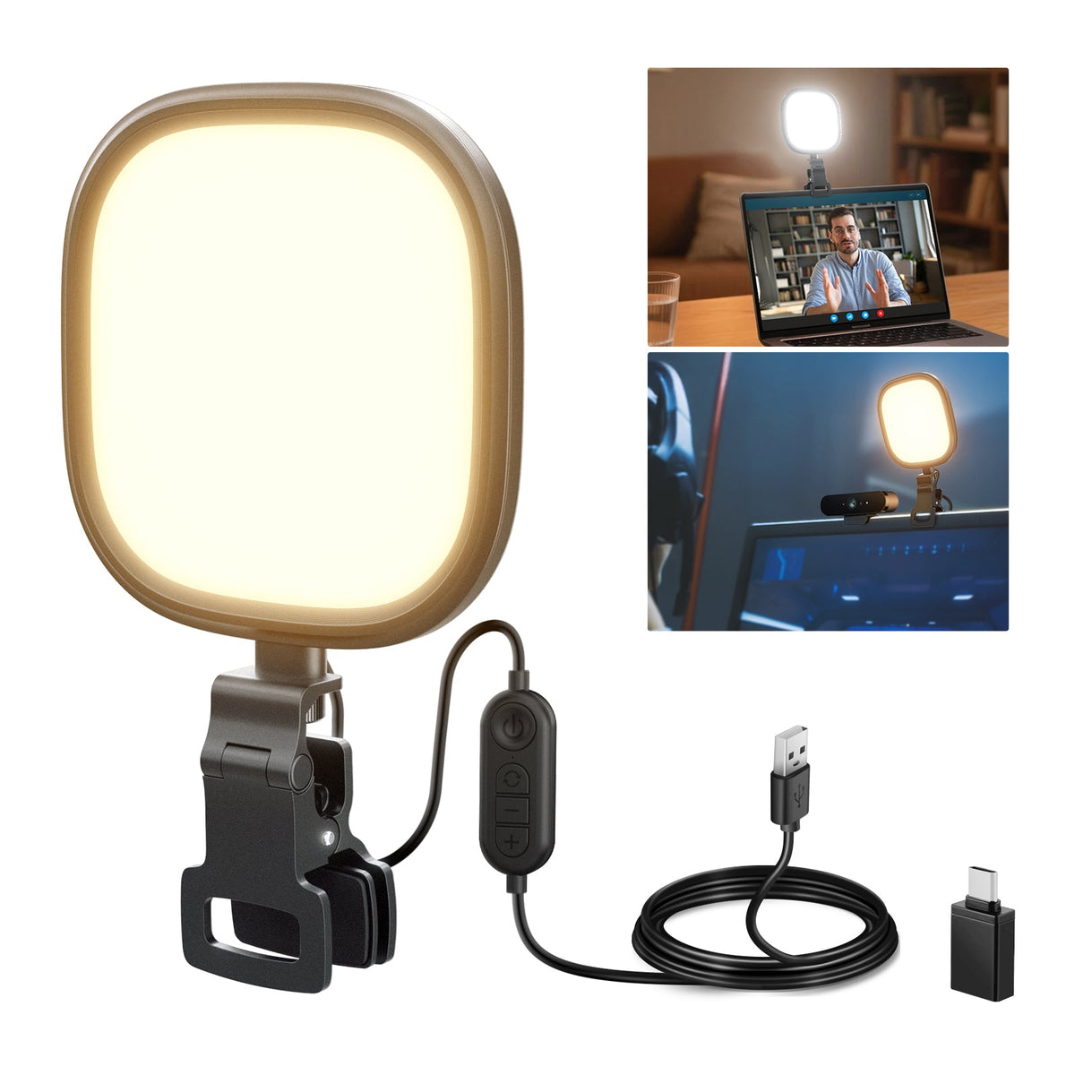 NEEWER 5" 10W LED Streaming Light | Desk Monitor Light
