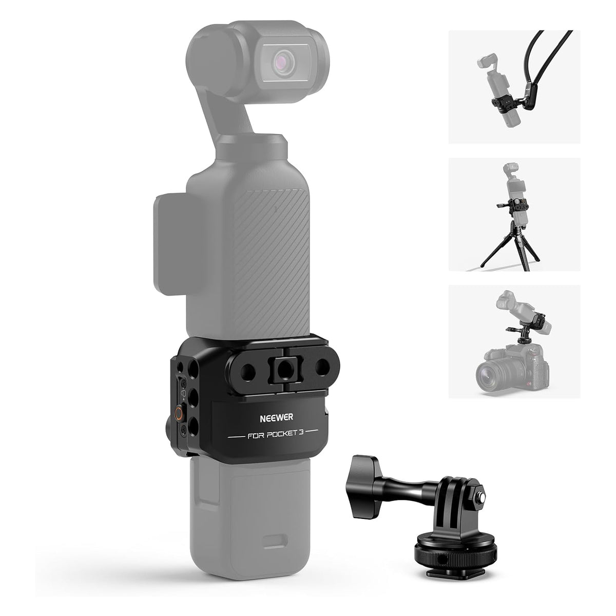 NEEWER AC009 Action Camera Cage For DJI Osmo Pocket 3 - NEEWER – NEEWER.UK