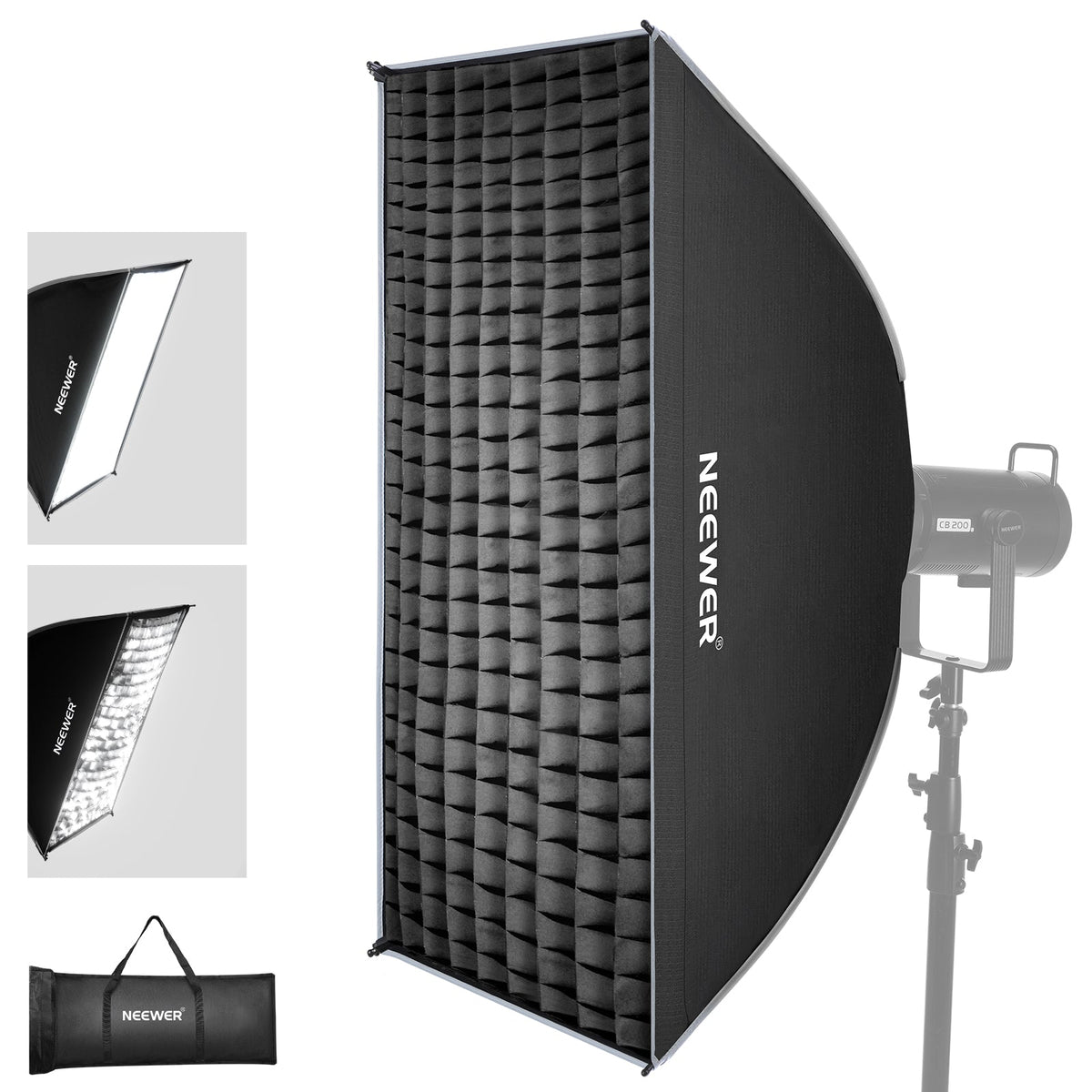 NEEWER NS93P 24"x35" Rectangular Softbox Quick Release with Bowens ...
