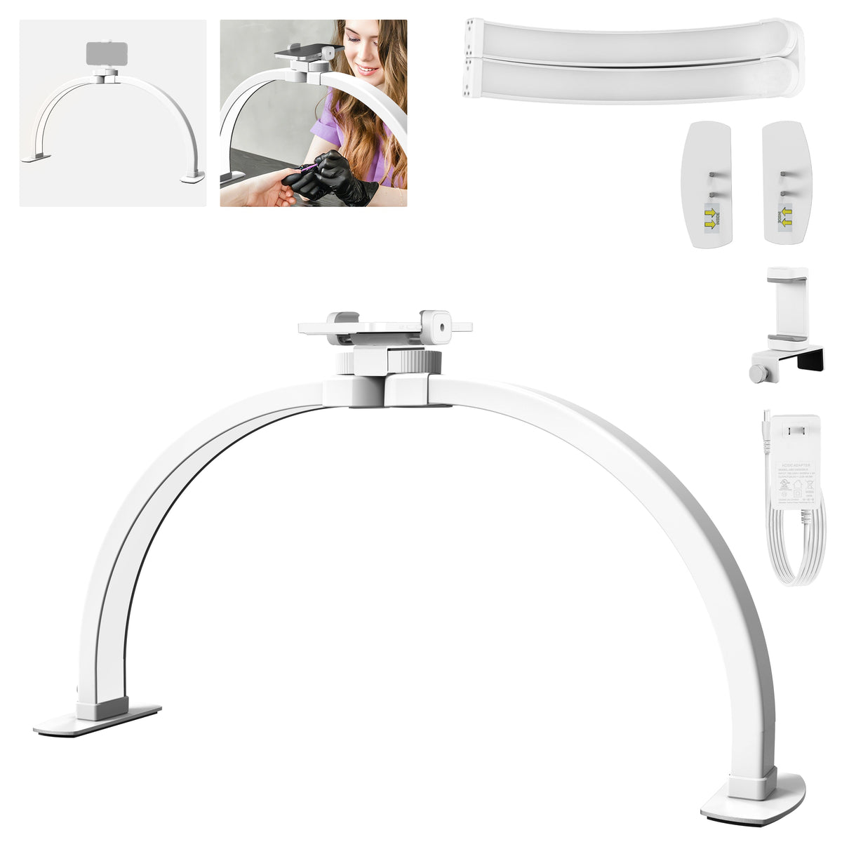 NEEWER HM04-D 28W 23" Desktop LED Manicure Arc Lamp