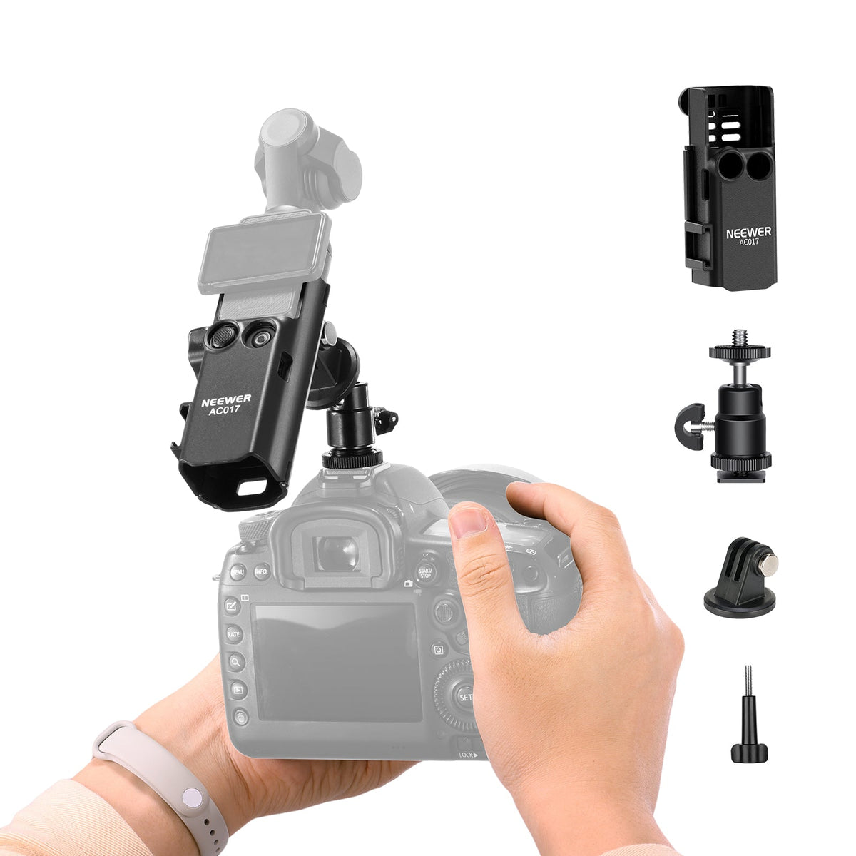 NEEWER GP-68 Extension Adapter Mount Kit For Pocket 3 – NEEWER.UK