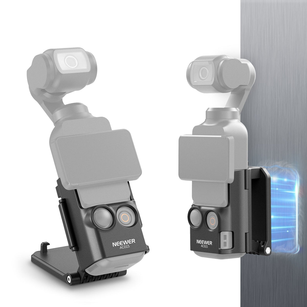 NEEWER AC015 Magnetic Camera Mount 180° Rotate For DJI Osmo Pocket 3 ...