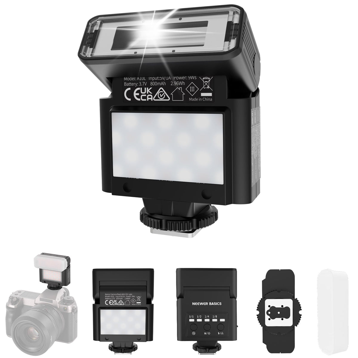NEEWER A10L Mini Camera Flash with RGB Video Light – NEEWER.UK