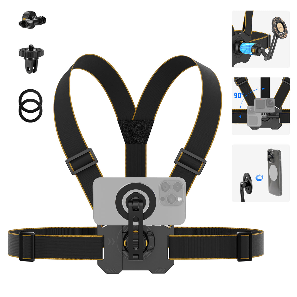 NEEWER GP18 Chest Mount Harness for Action Camera & Phone - NEEWER ...