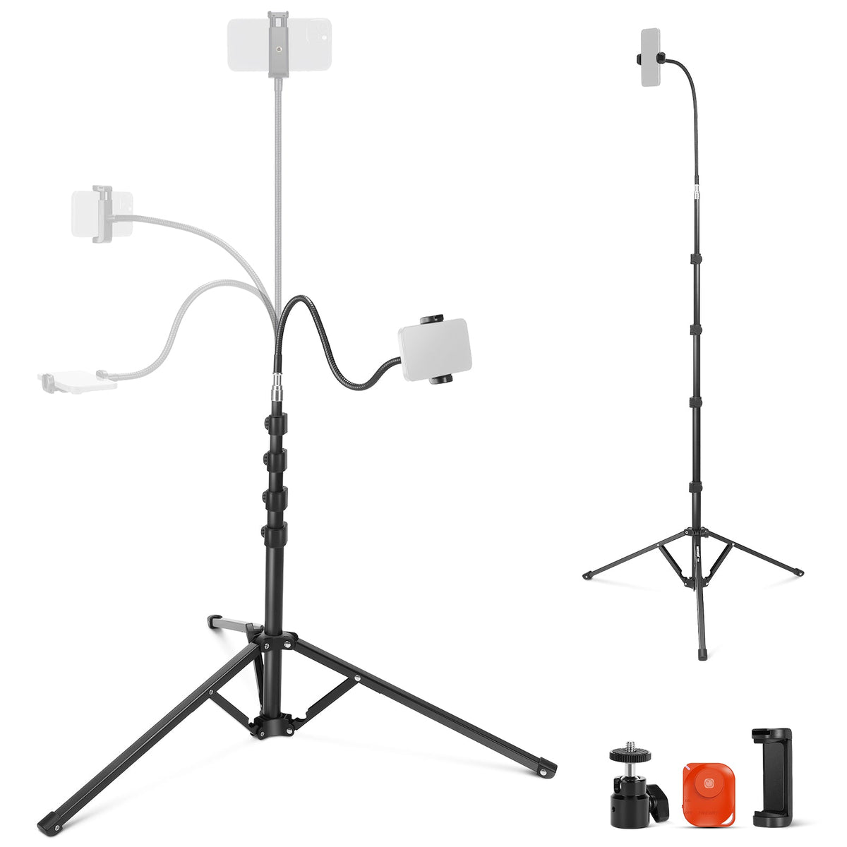 NEEWER TS06 71" Phone Tripod Stand with Reversible Legs - NEEWER ...