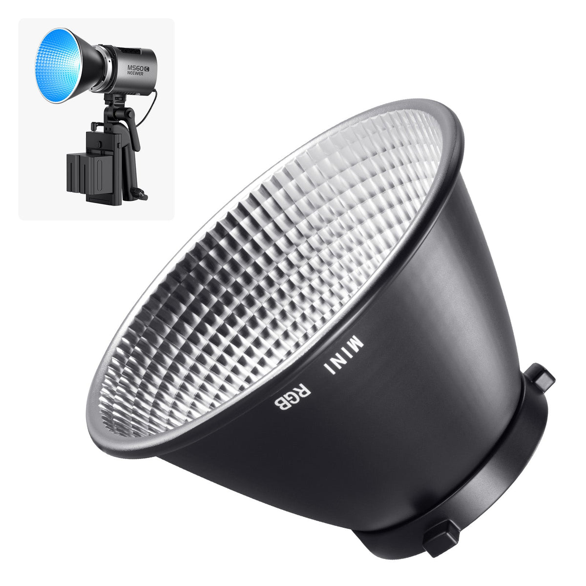 NEEWER RD14 55° Mini Reflector for NEEWER MS Series Video Lights - NEEWER