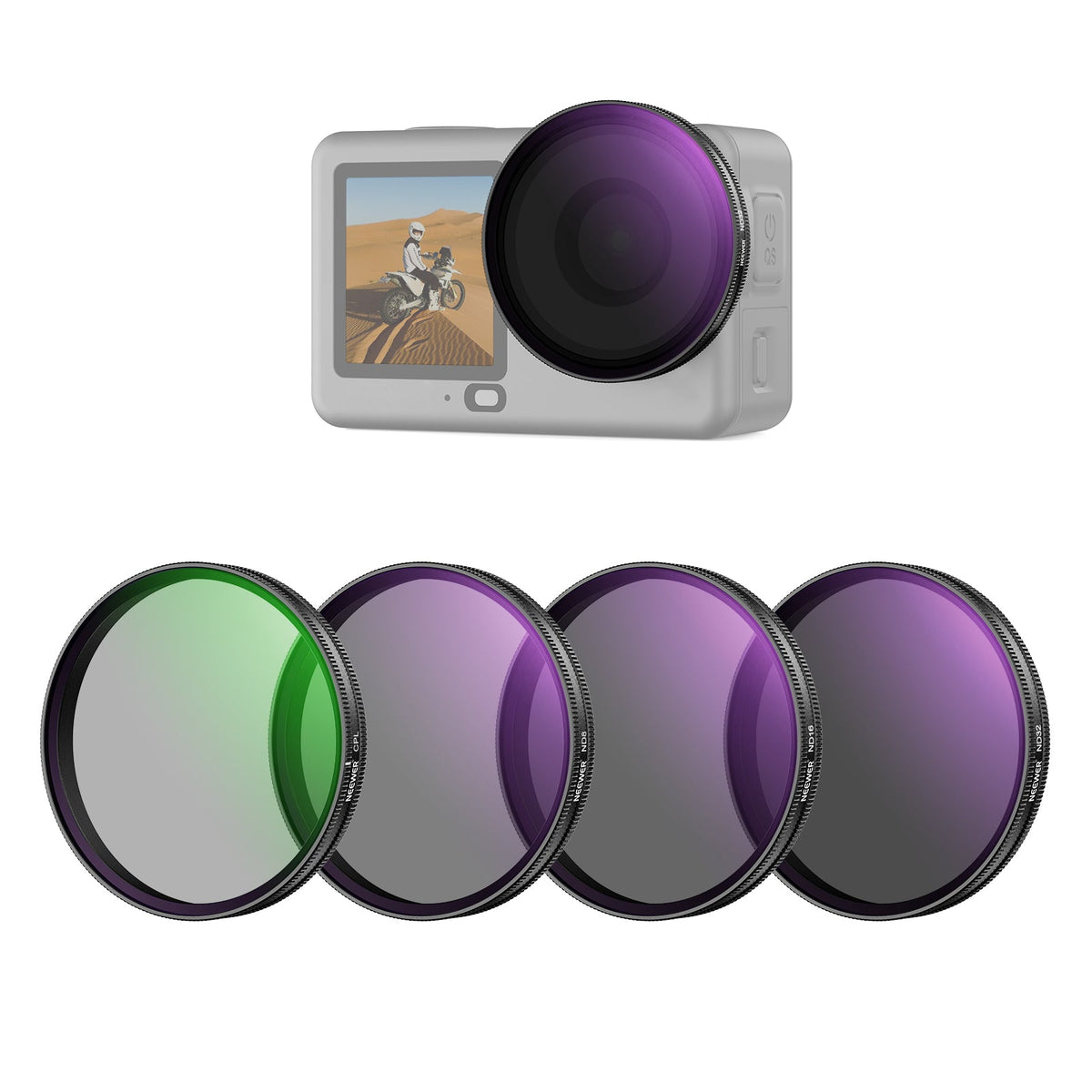 NEEWER ND/CPL Filter Set Compatible with DJI Osmo Action 6 – NEEWER.UK