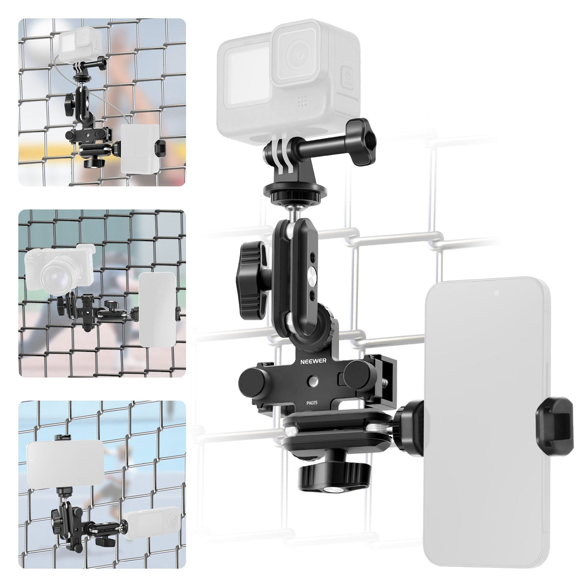 NEEWER PA025 Camera Fence Mounting Kit for Live Streaming - NEEWER