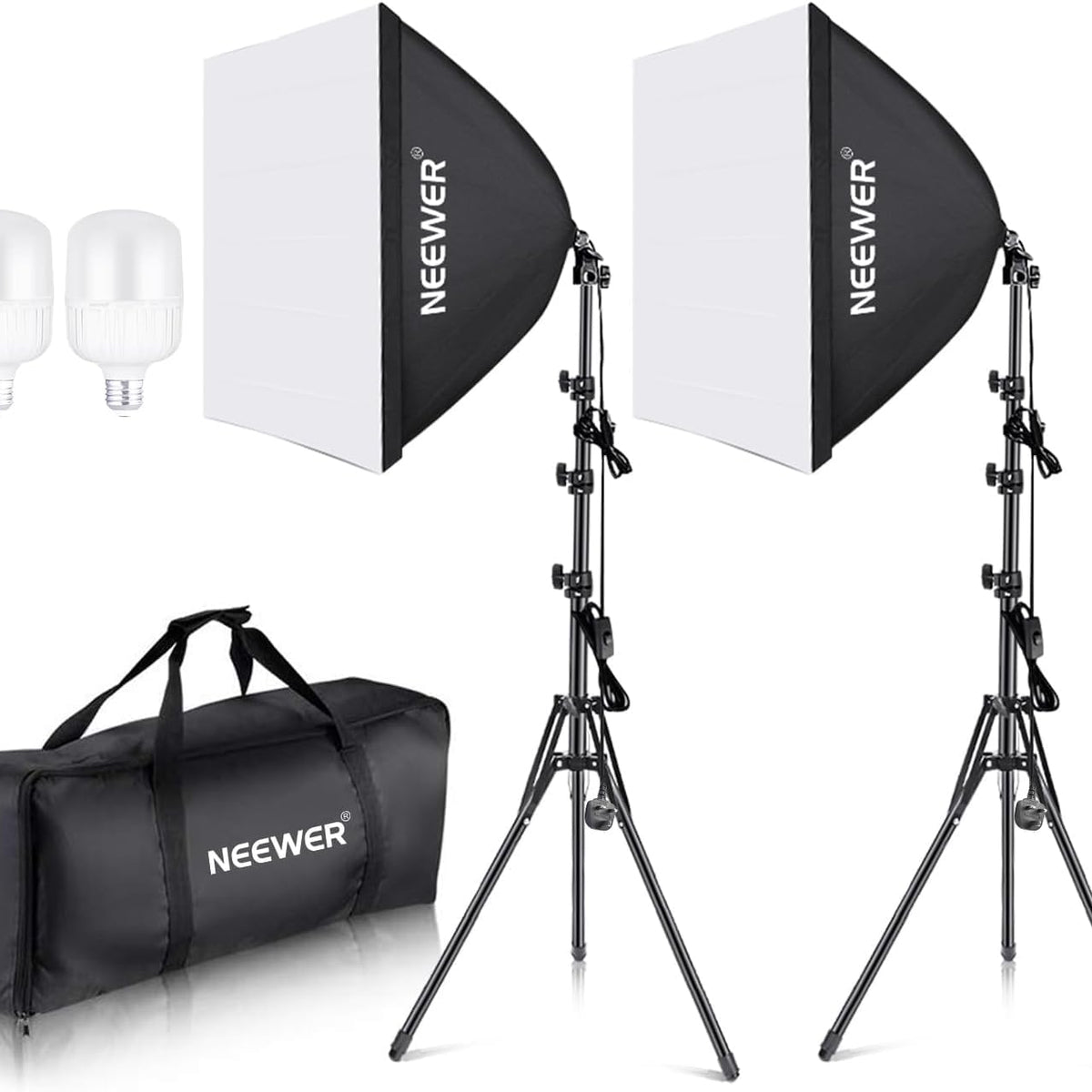 NEEWER NK200 24x24"/60x60CM 700W Softbox Lighting Kit - NEEWER