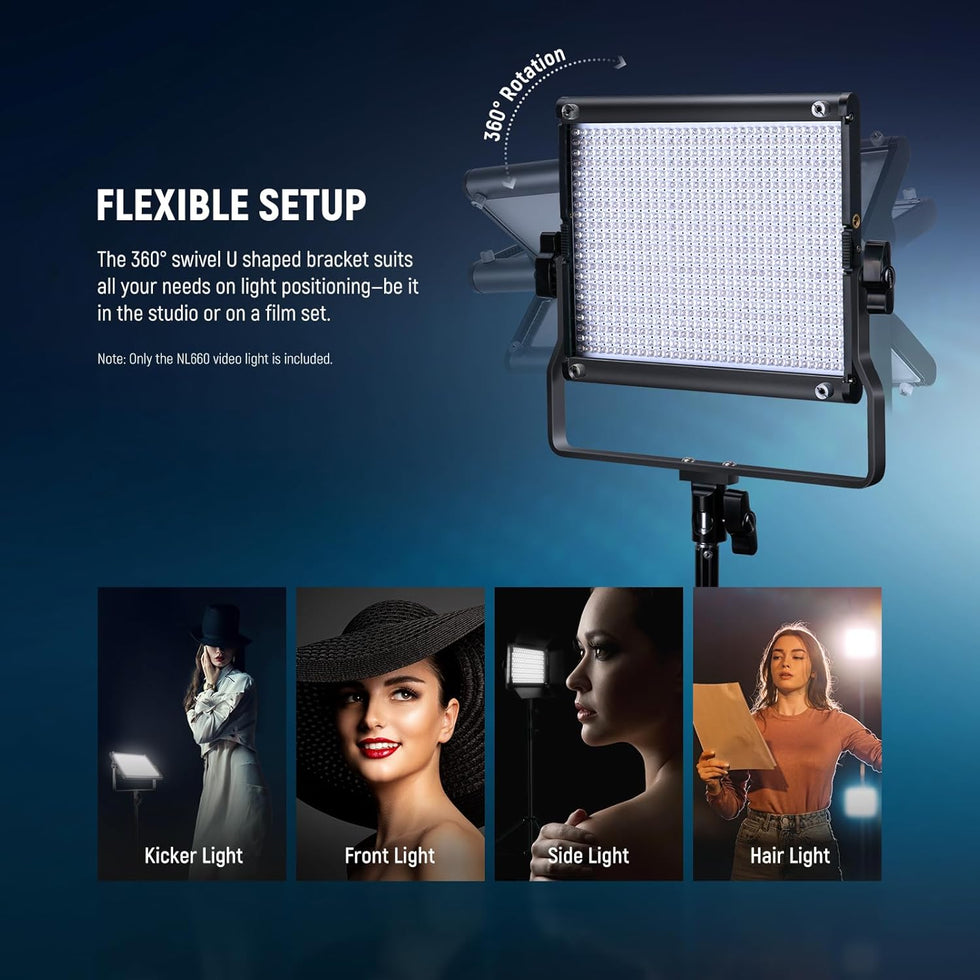 NEEWER 2 Pack Bi-Color 660 LED Video Light and Stand Kit with Softboxs - NEEWER – NEEWER.UK