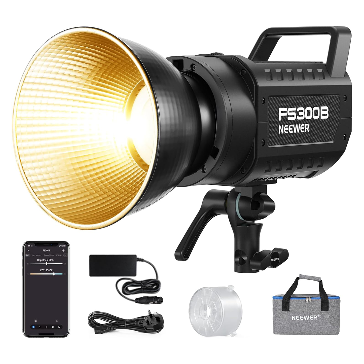 NEEWER FS300B 300W Powerful Bi-Color LED Video Light