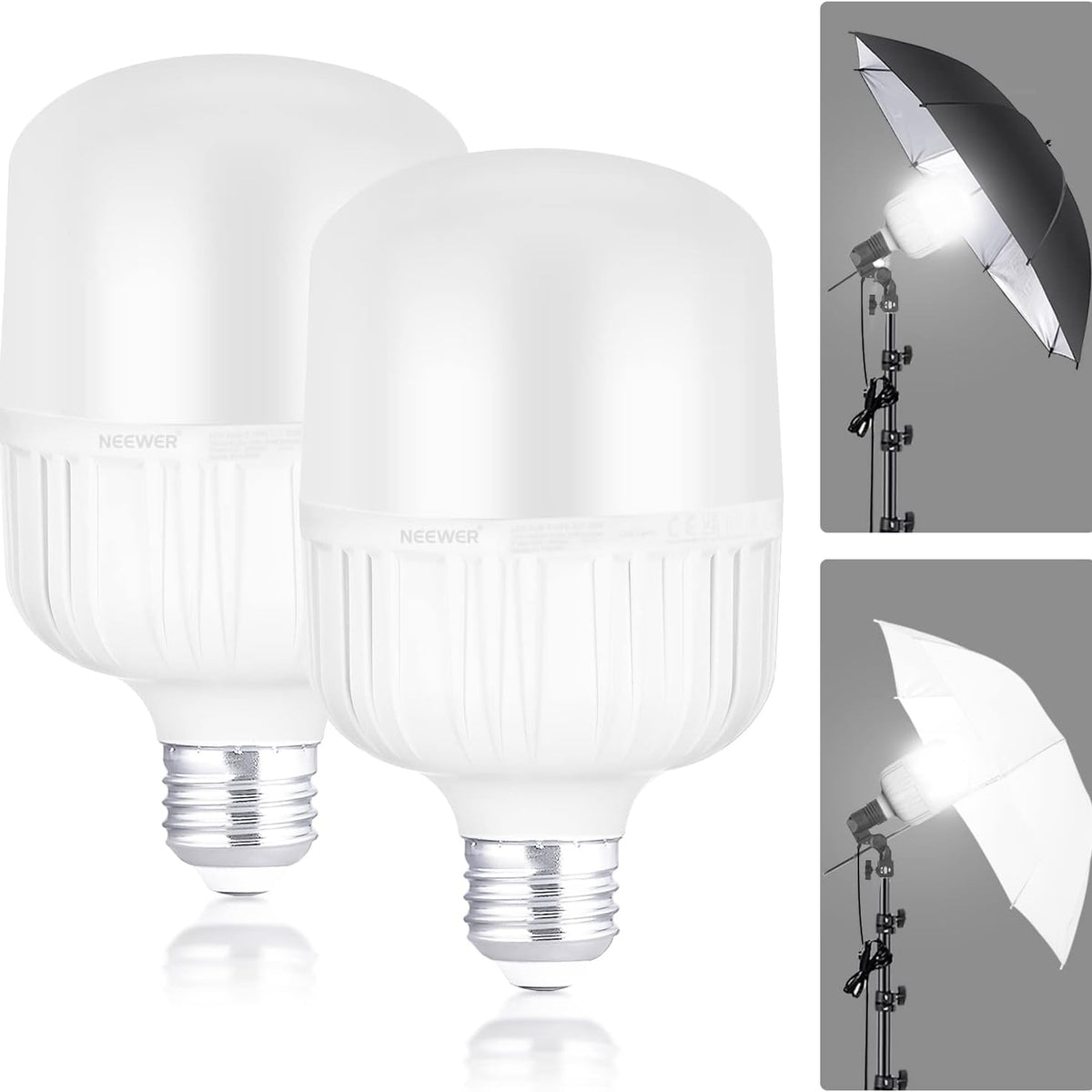 NEEWER 2 Packs E27 35W/24W LED Light Bulbs - NEEWER – NEEWER.UK