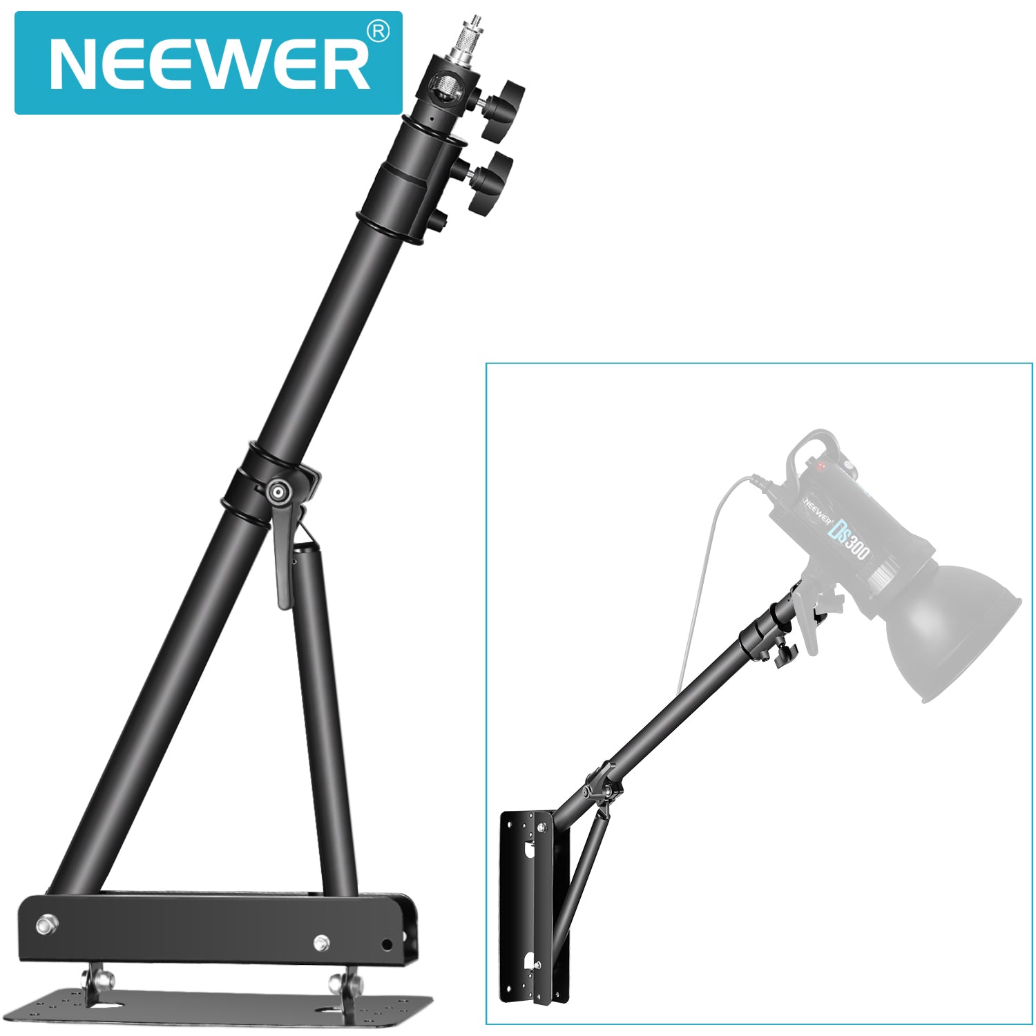 NEEWER 180cm Triangle Wall Mounting Boom Arm - NEEWER – neewer.com