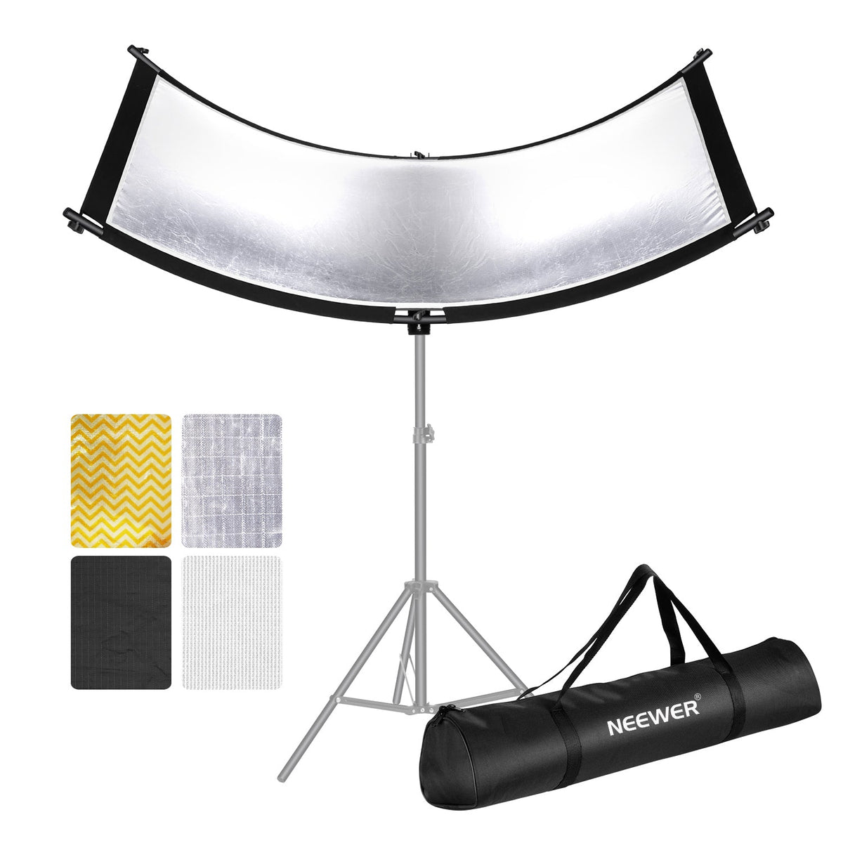 NEEWER 65.7"x 24"/167x61cm Clamshell Light Reflector Diffuser - NEEWER ...