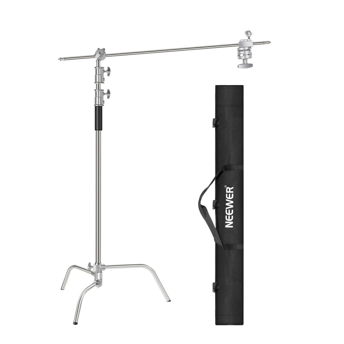 NEEWER 10Ft/3M C-Stand with 4 Ft/1.2M Extension Boom Arm&Bag – NEEWER.UK