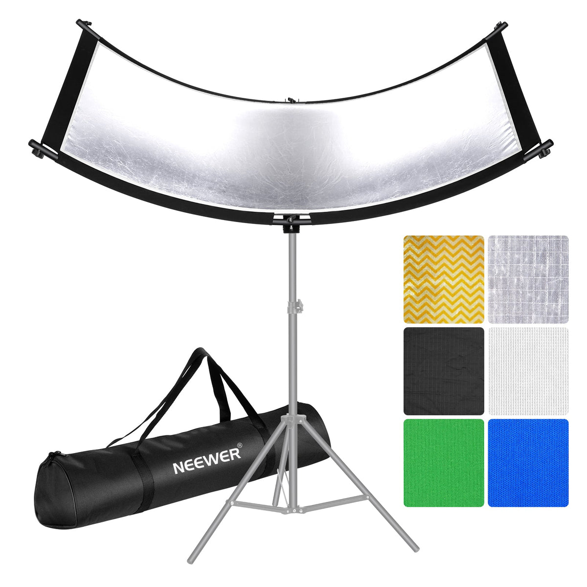 NEEWER 66×24” 6-Colour Clamshell Light Reflector Diffuser - NEEWER ...