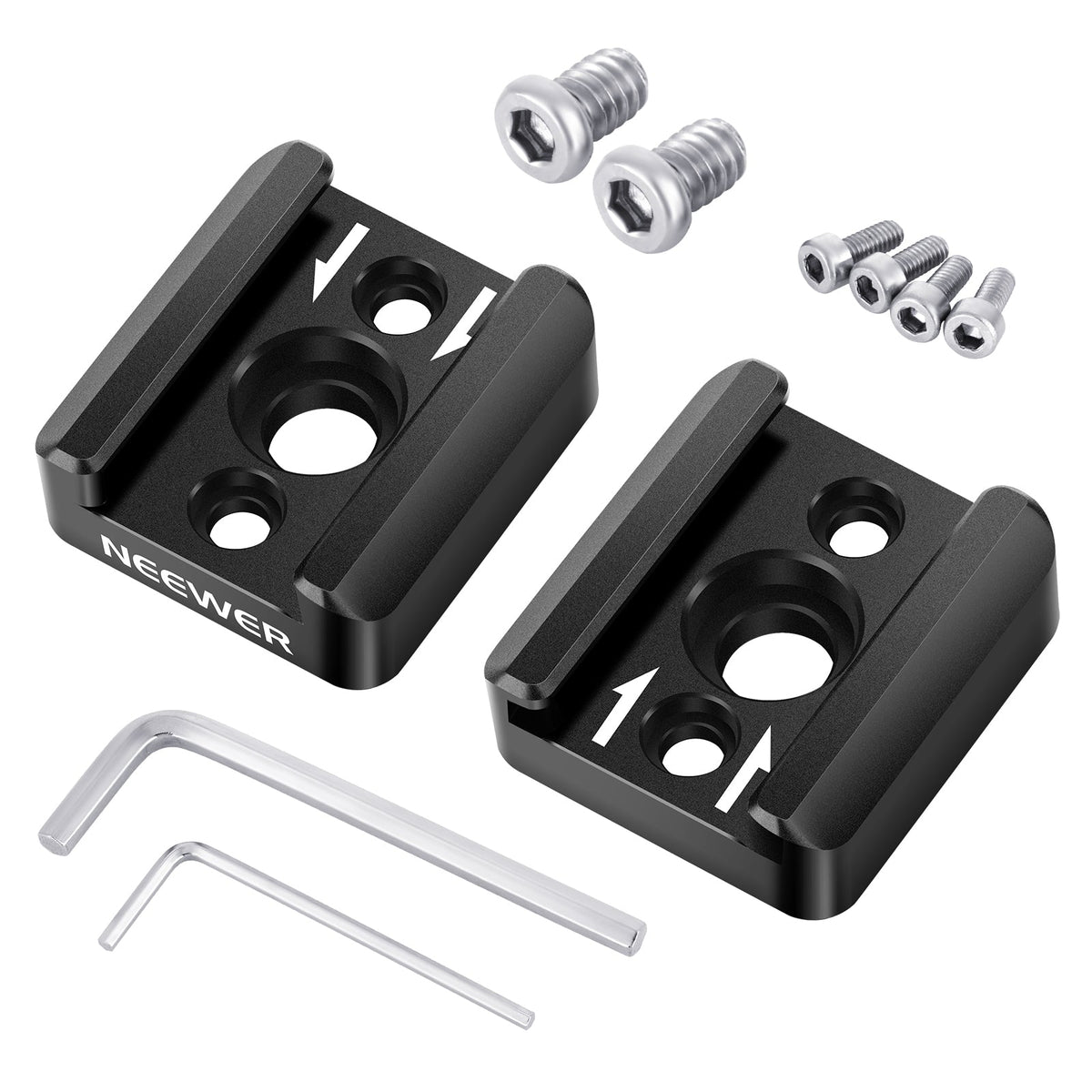 NEEWER ST26 Cold Shoe Mount Adapter with 1/4”-20 Thread - NEEWER