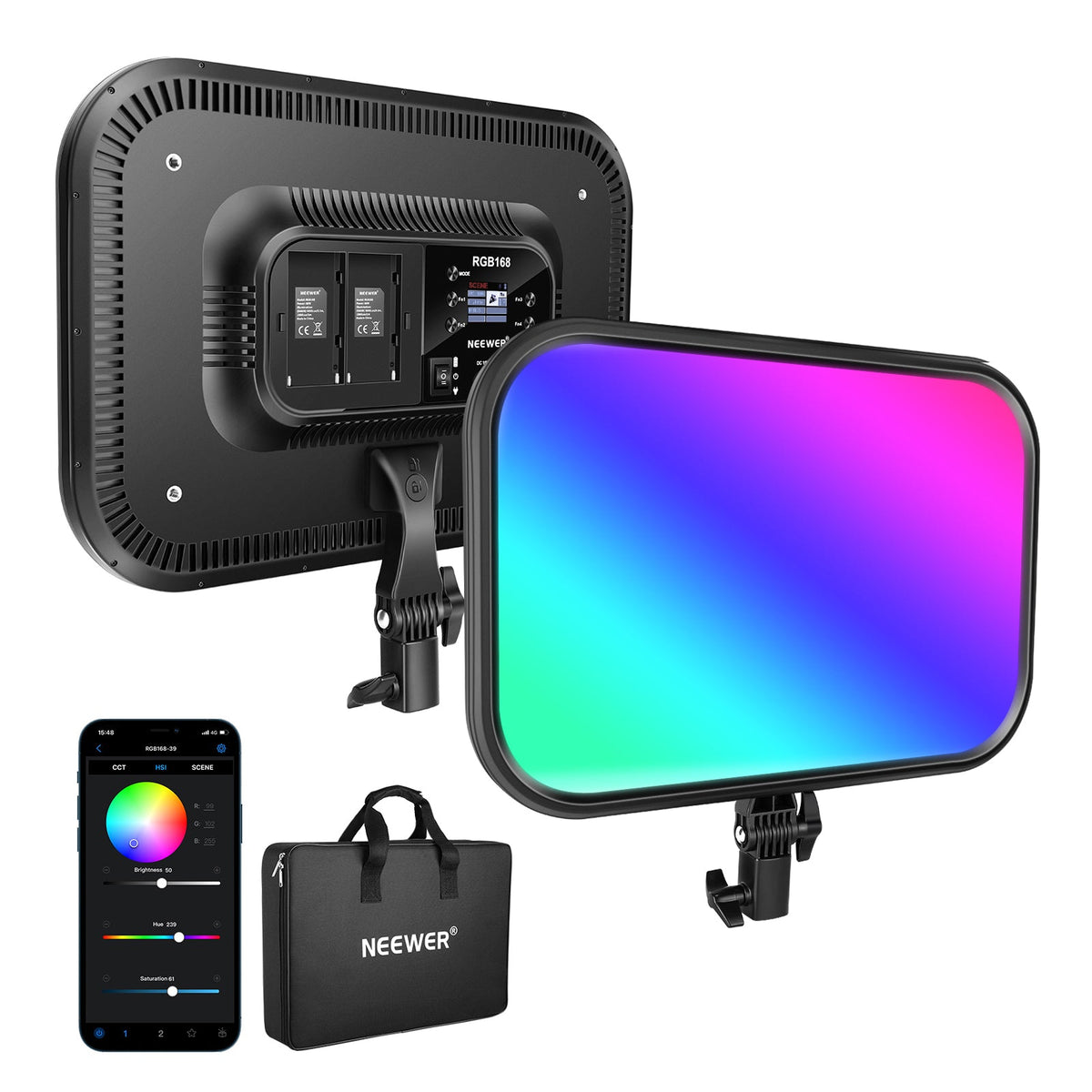 NEEWER RGB168 18.3" 60W LED Panel Video Light - NEEWER – NEEWER.UK