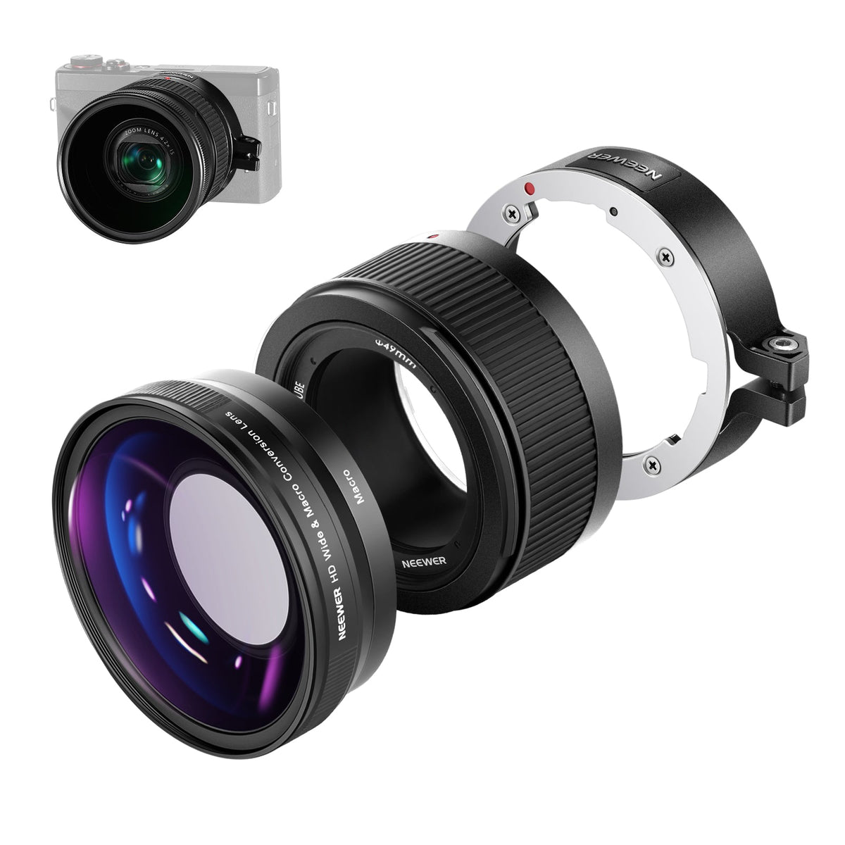 NEEWER Wide Angle & Macro Lens for Canon G7X Mark III - NEEWER – NEEWER.UK