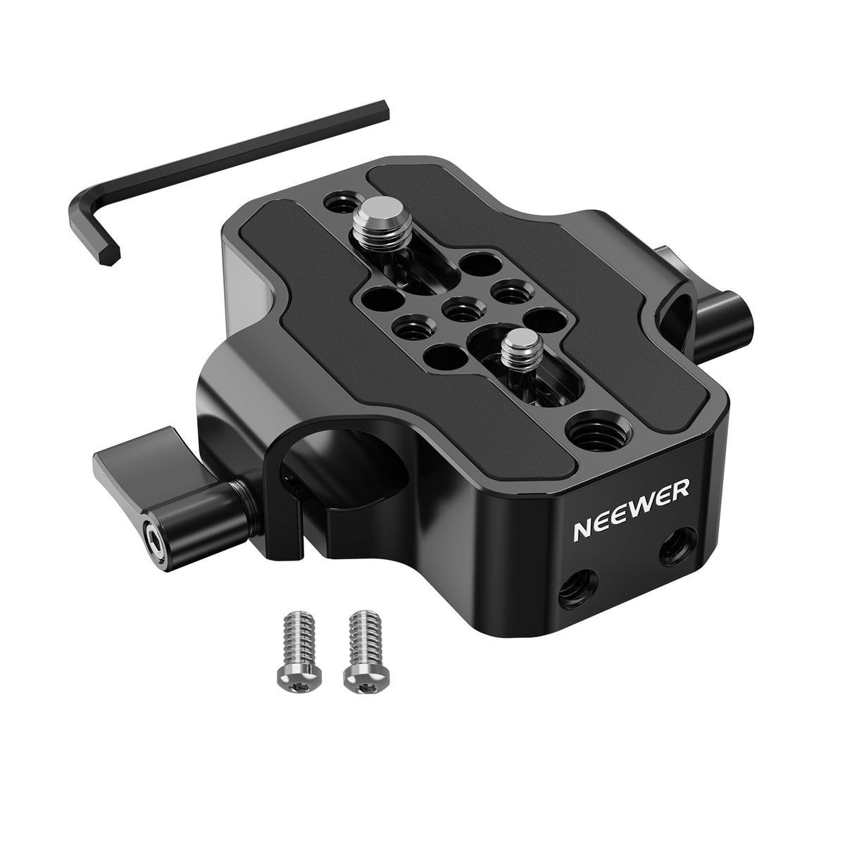 NEEWER Base Plate with 15mm Rod Clamp Railblock - NEEWER – NEEWER.UK