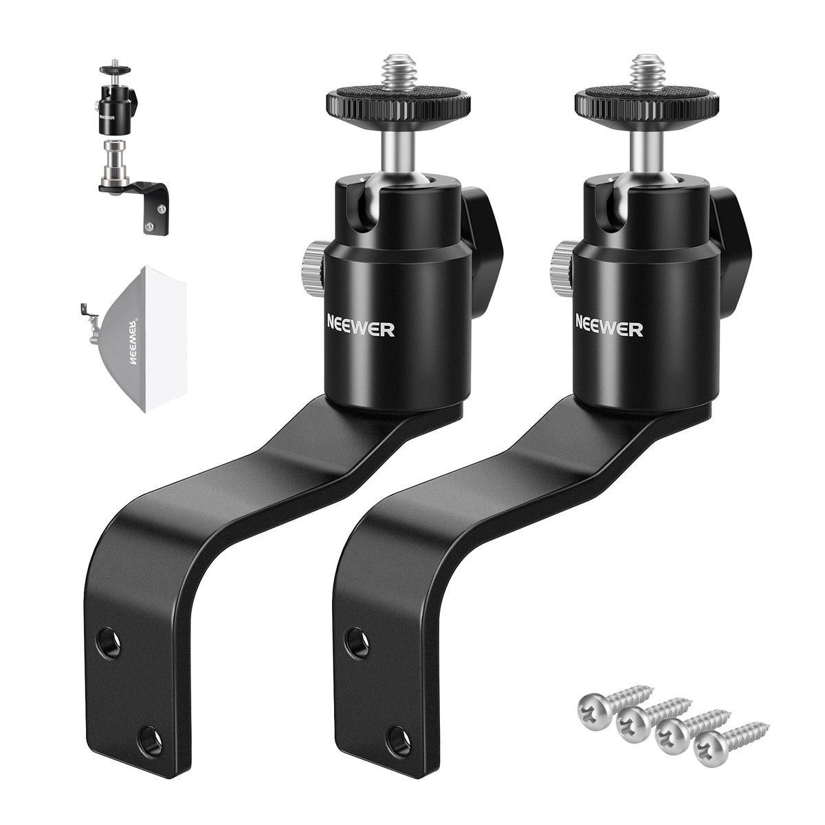NEEWER TS007 2 Pack E Type Wall Ceiling Mount - NEEWER – NEEWER.UK