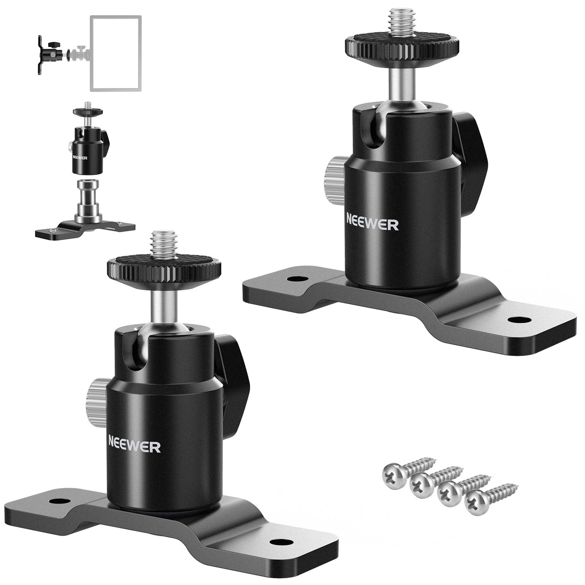 NEEWER TS008 2 Pack T Type Wall Ceiling Mount - NEEWER – NEEWER.UK